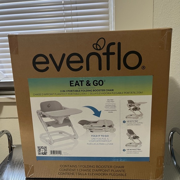 Evenflo | Other | Evenflo Eat Go 2in Portable Folding Booster Chair ...